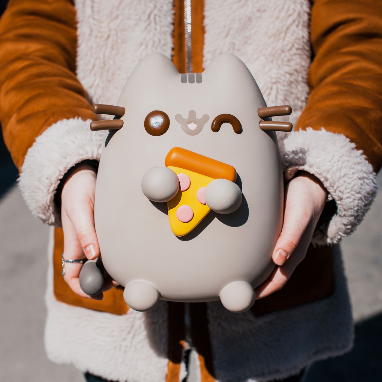 Фигурка Funko POP! Пушин с пиццей (Pusheen with pizza) Эксклюзив 25 см ...