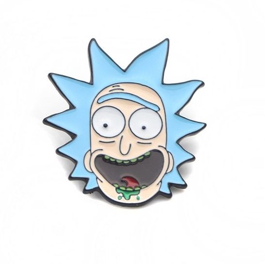 Брошка Рик и Морти: Голова Рика (Rick and Morty) купить в интернет ...